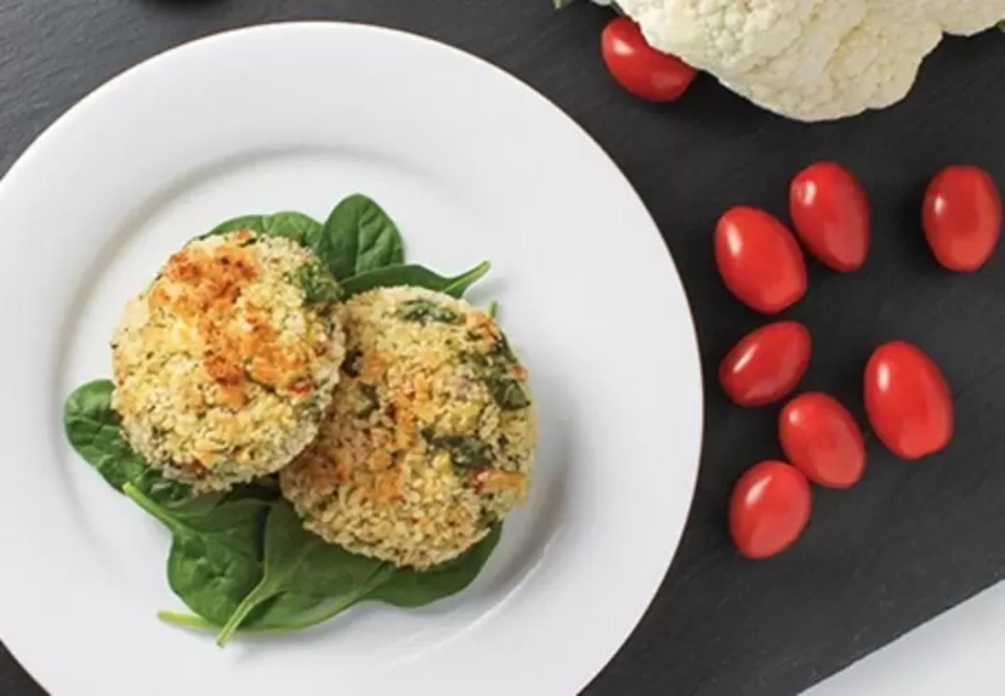 Cauliflower Cakes - Spinach & Feta - Arbutus Foods